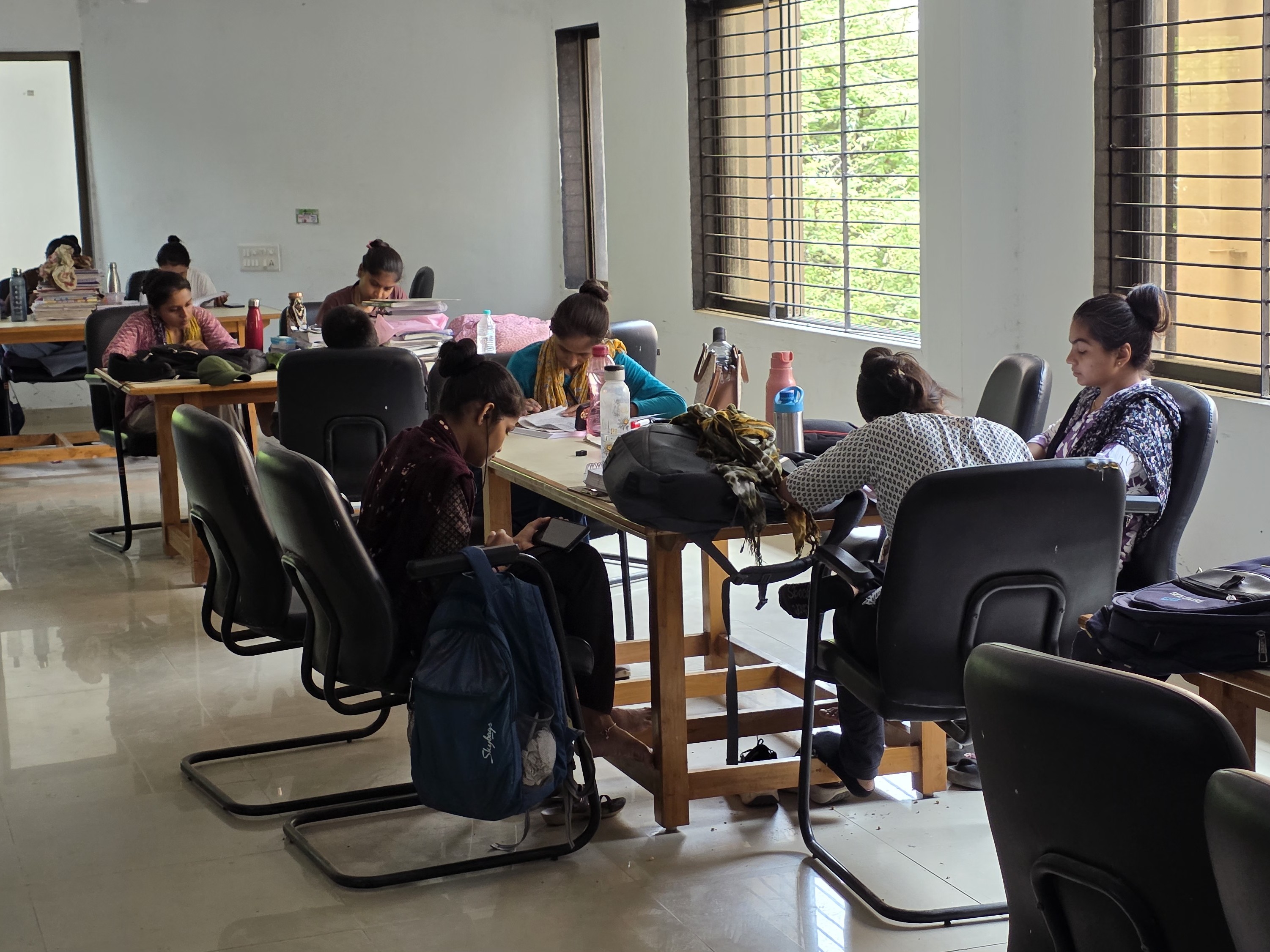 Patan University Library: 300+ Students Avail Free Reading Daily