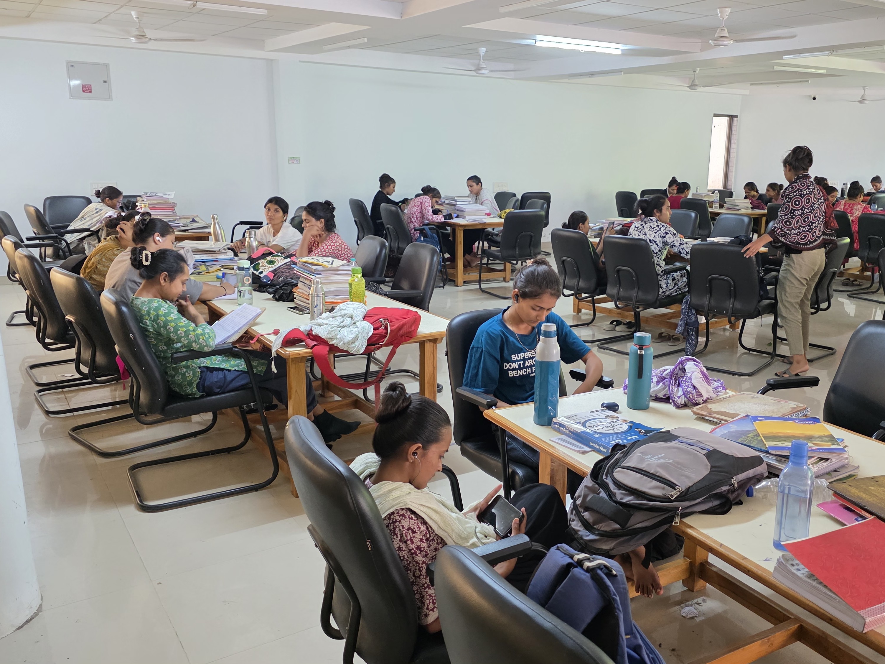 Patan University Library: 300+ Students Avail Free Reading Daily