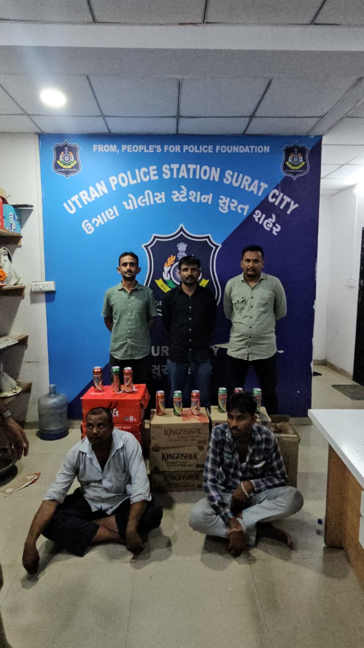 Surat Luxury Bus Liquor Seized; Mamar Parcels Hide Alcohol