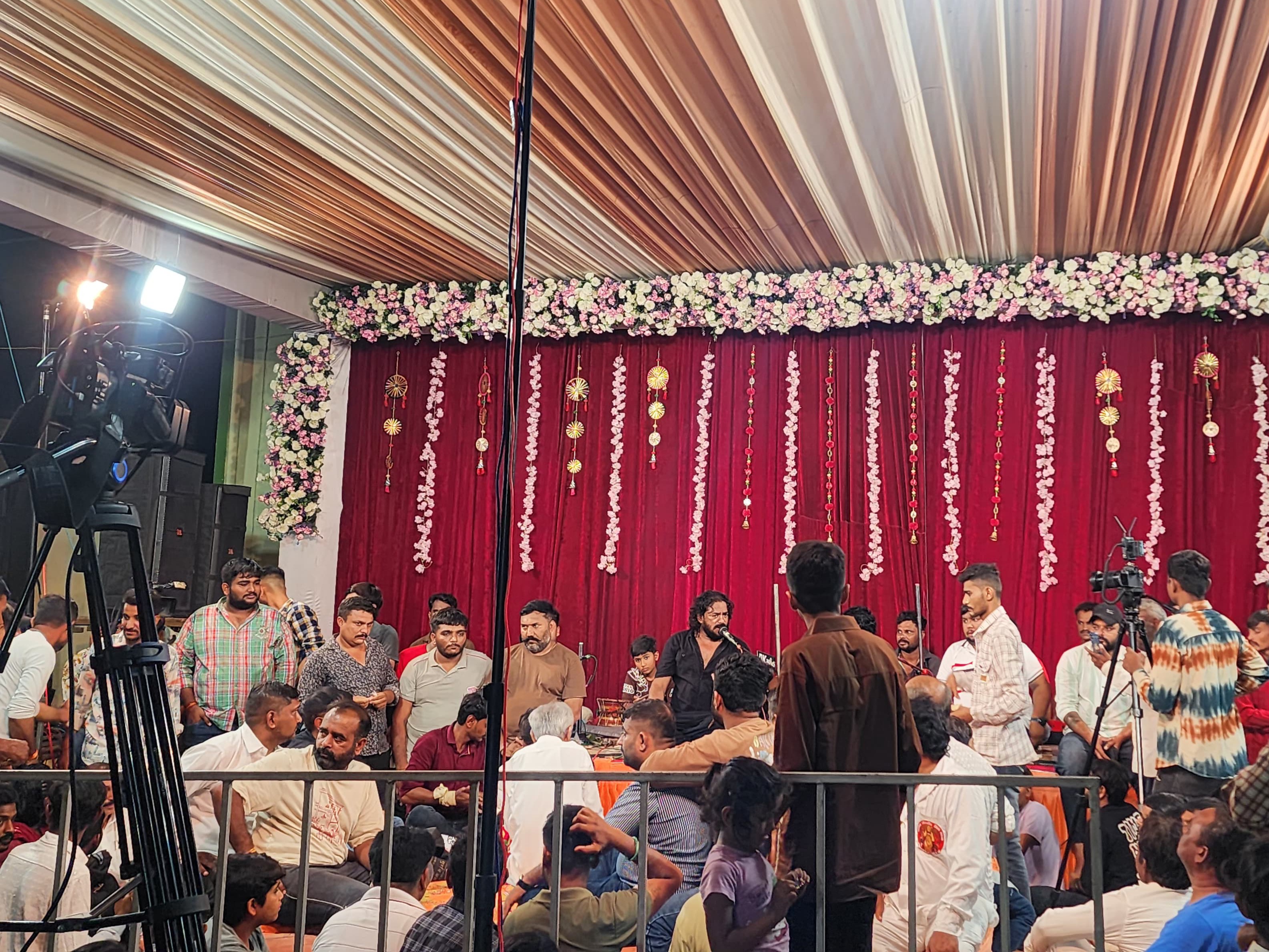 Jamnagar Ramnagar Chamunda Mataji Navrang Mandvo Celebration