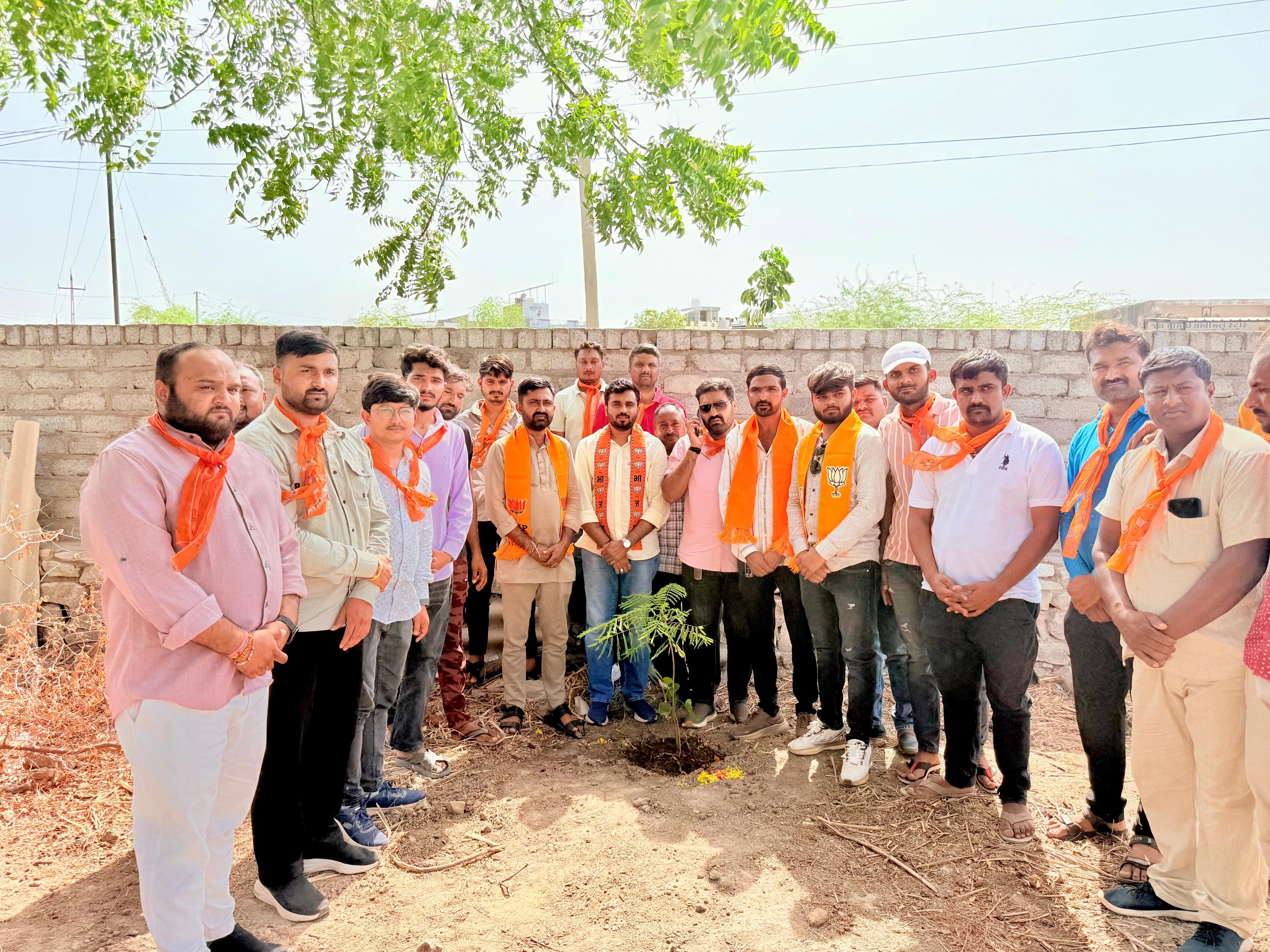 Thangadh Youth Morcha Meeting; Sitaram Gaushala Cleanliness Drive