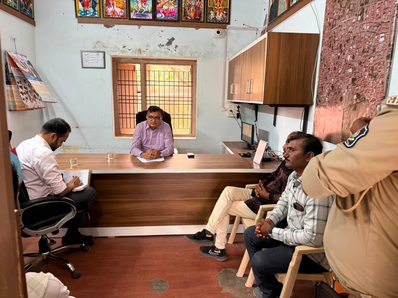 Collector Visits Muli Taluka; Reviews Admin Work & Law Order