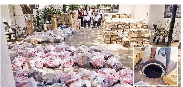 LCB raids the premises of a notorious rapper bootlegger