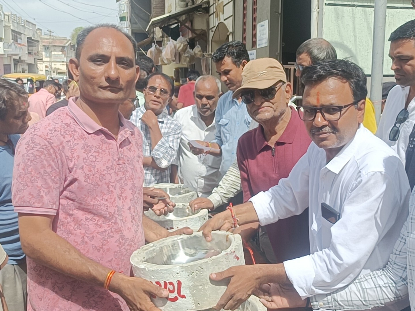 Active Group Free Program at Active Bhavan, Patan; Animal Chat Distribution