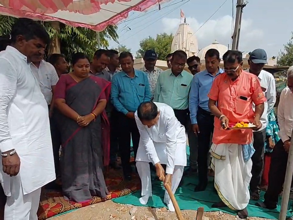 Pethapur Panchayat Bhavan & Road Inauguration | VD Zala & Shobhanaben ...