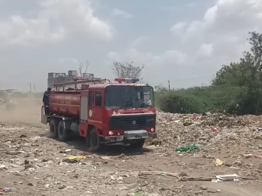 Ankleshwar Dumping Site Fire Control; Fire Department Jahaalat
