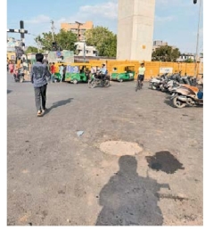 The authorities finally built a road after removing the debris near ...