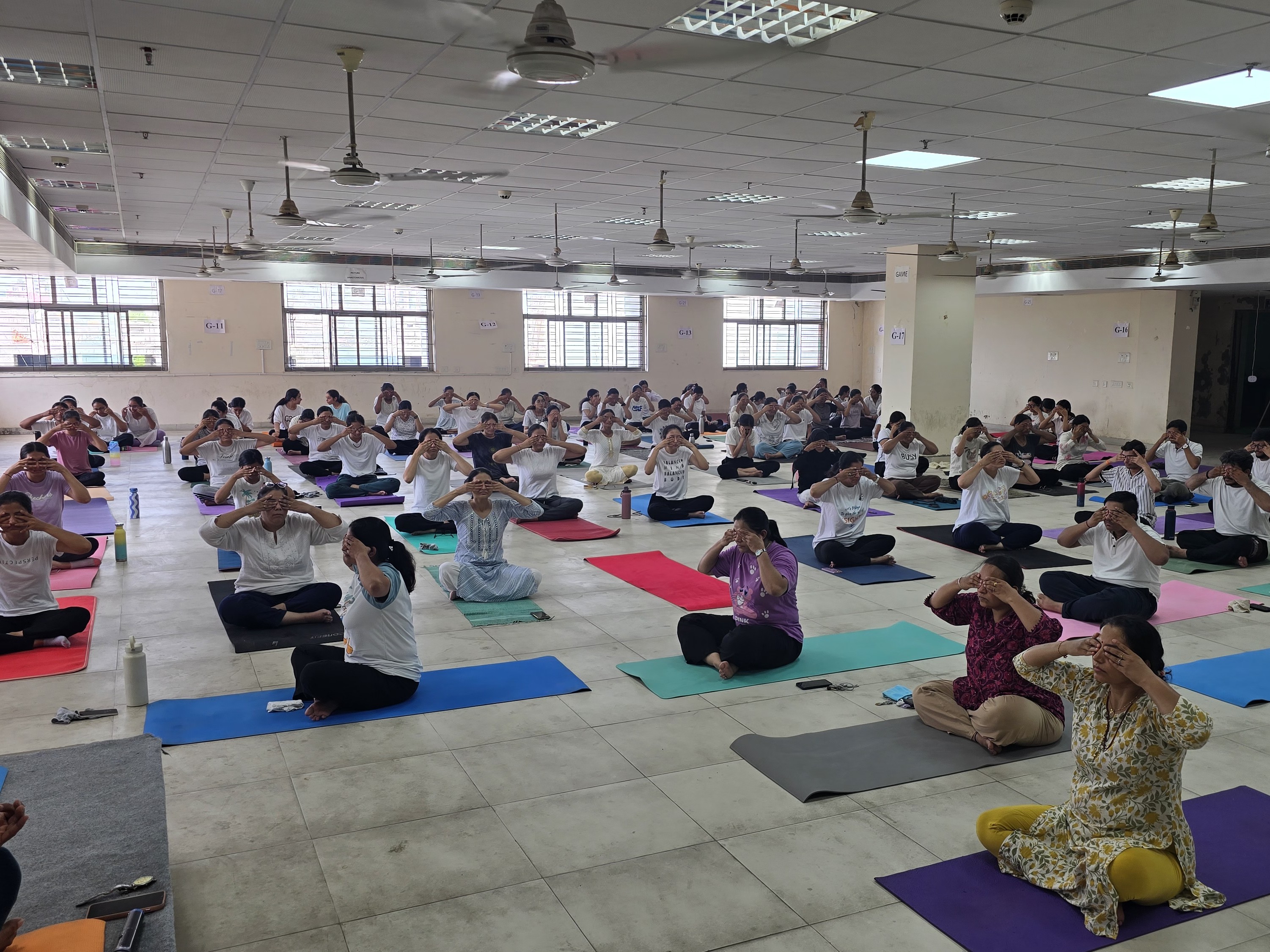 GMERS Medical College Yoga Camp | Solas Civil Celebrates International ...