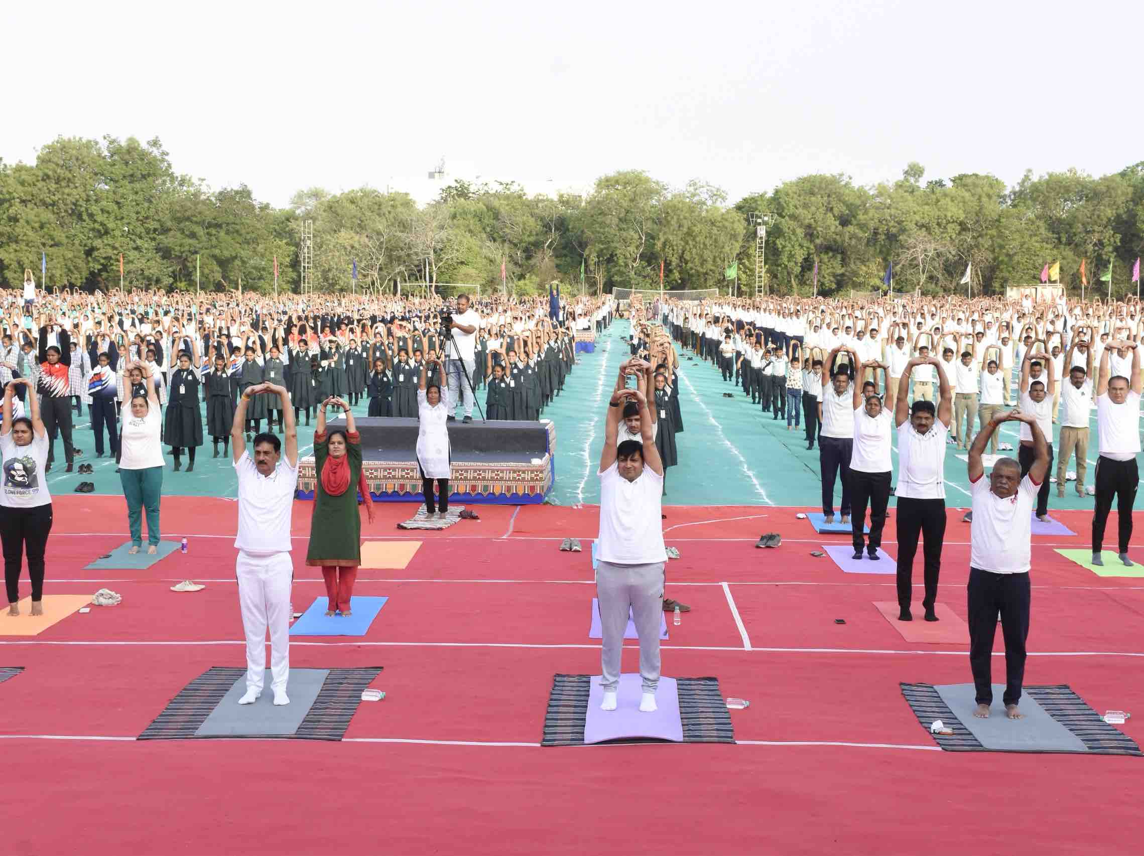 Palanpur Celebrates 12th Intl Yoga Day with State Minister